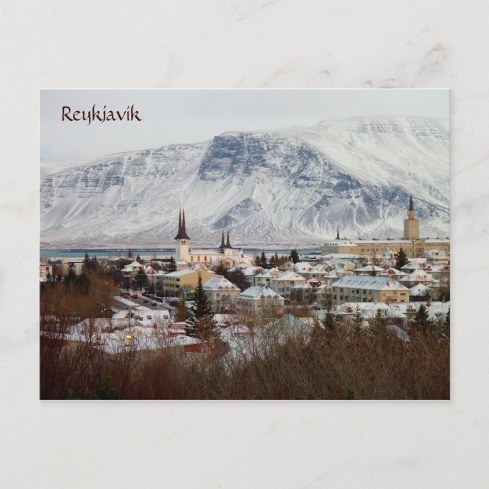 Reykjavik, Iceland Postcard | Zazzle.co.uk