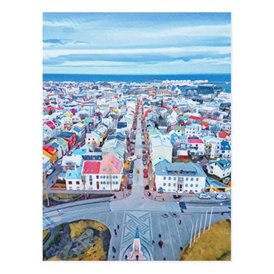 Reykjavík, Iceland Postcard | Zazzle.co.uk