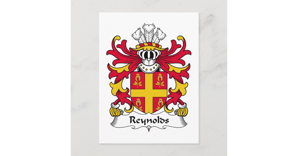 Reynolds Family Crest Postcard | Zazzle