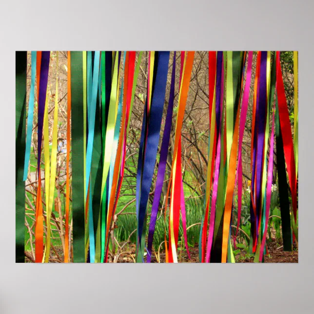 Ribbon Streamers Poster | Zazzle