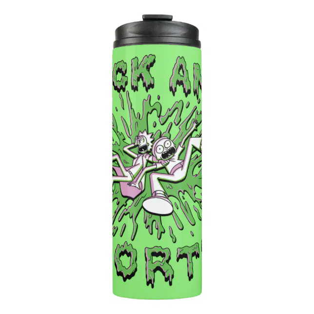 RICK AND MORTY™ | Falling Into Acid Vat Thermal Tumbler | Zazzle