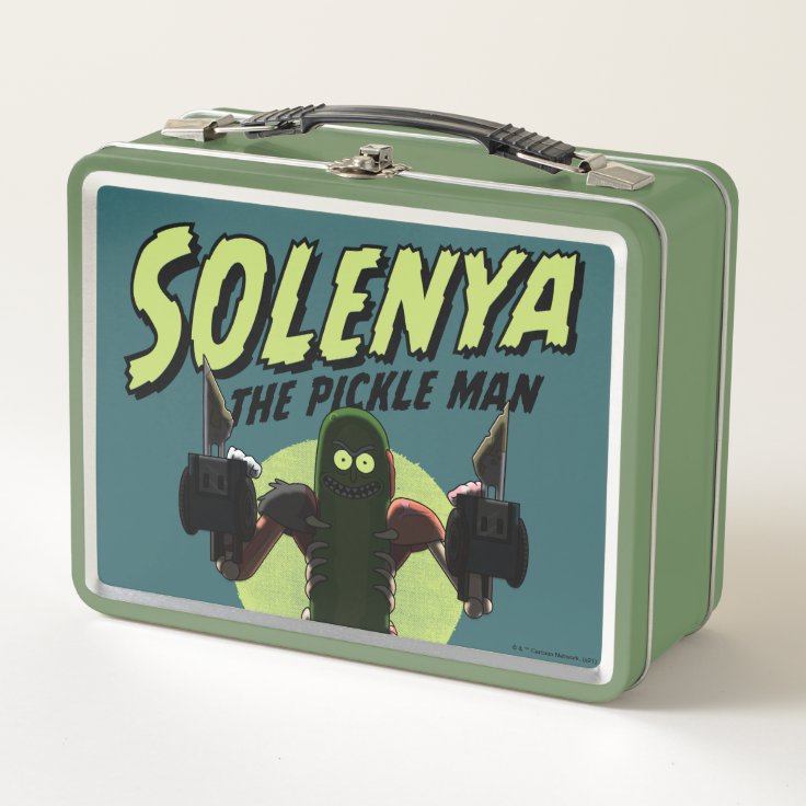 RICK AND MORTY™ | Solenya - The Pickle Man Metal Lunch Box | Zazzle