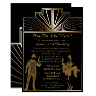 Gangster Invitations | Zazzle UK