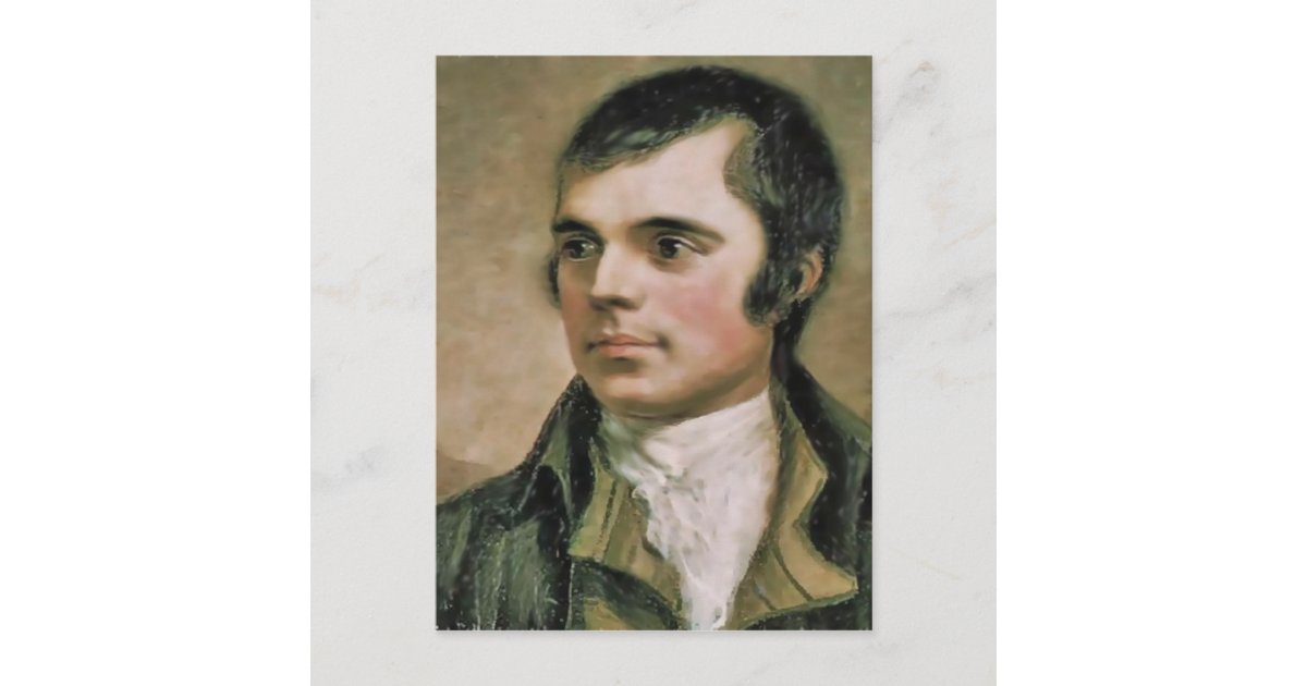 Robert Burns Portrait Postcard | Zazzle