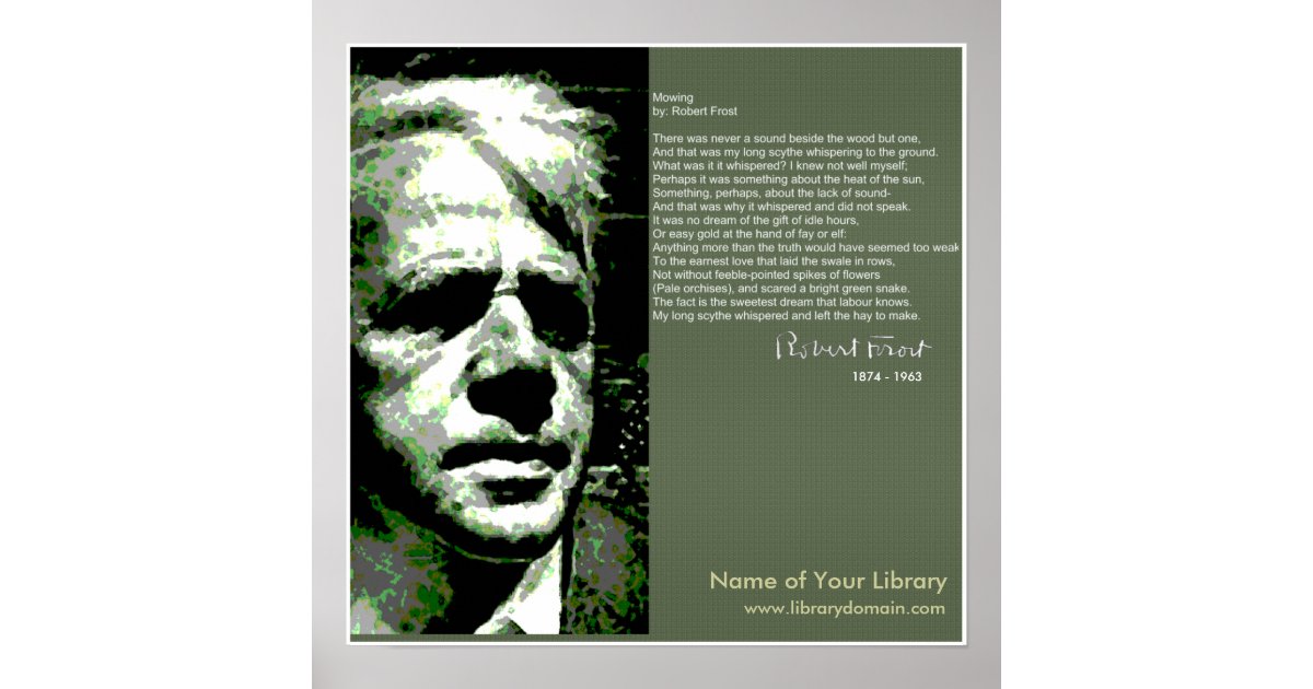 Robert Frost Poster | Zazzle