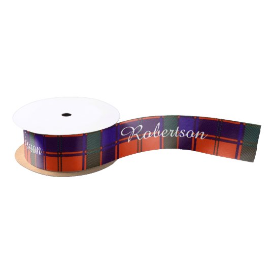 Robertson clan Plaid Scottish tartan Satin Ribbon | Zazzle.co.uk