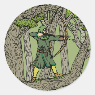 Robin Hood Stickers & Labels | Zazzle UK