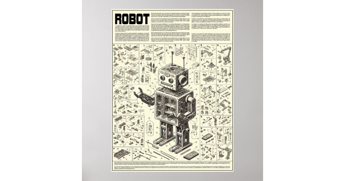 Robot Poster | Zazzle