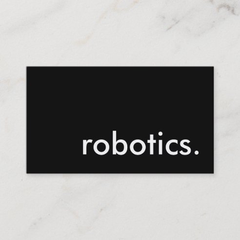 Robot Business Cards | Zazzle UK
