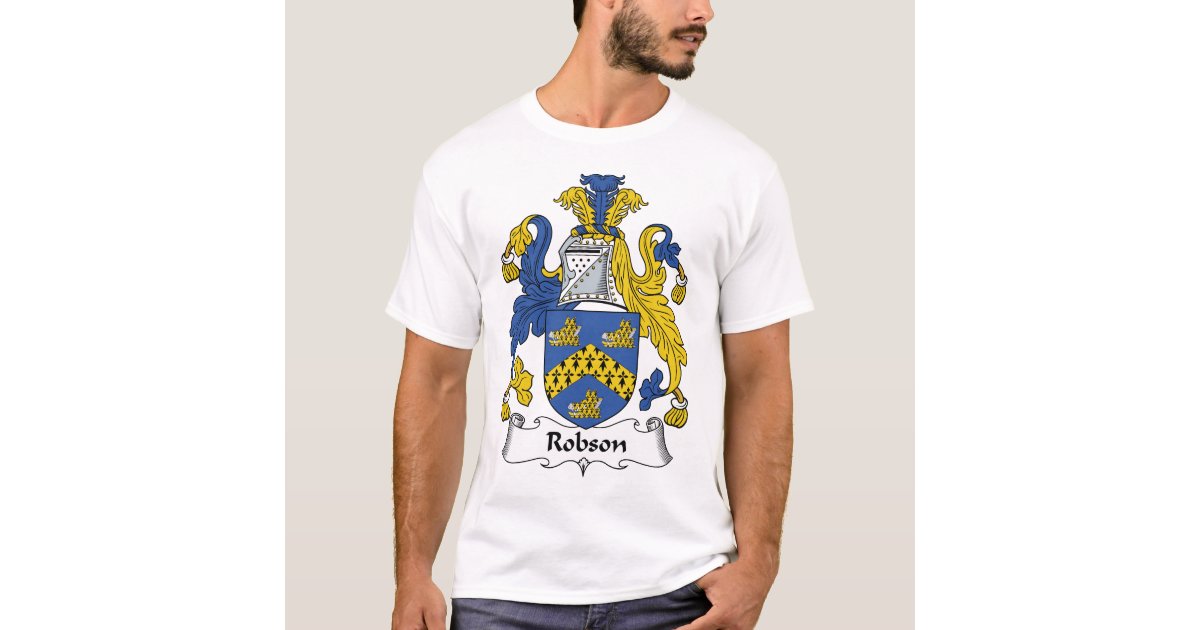 Robson Family Crest T-Shirt | Zazzle
