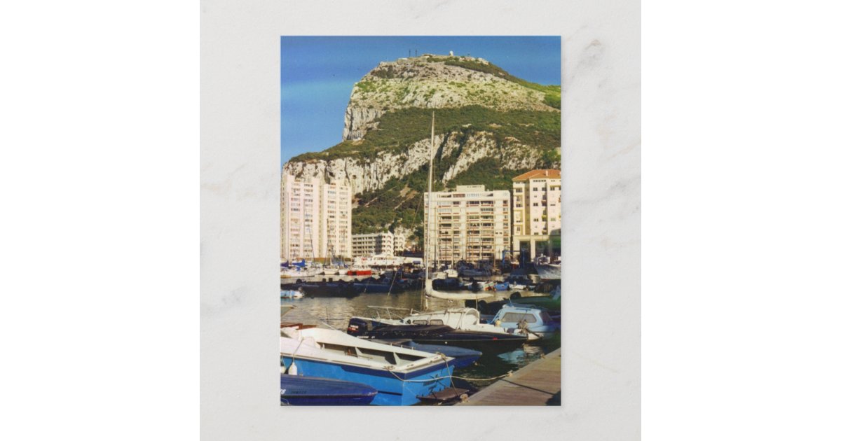 Rock of Gibraltar Postcard | Zazzle