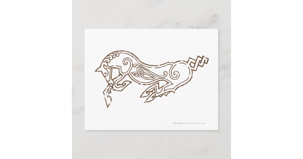 Rohan Symbol Postcard | Zazzle