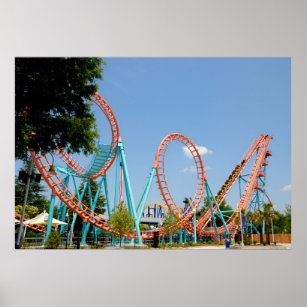 Amusement Park Ride Posters & Prints | Zazzle UK
