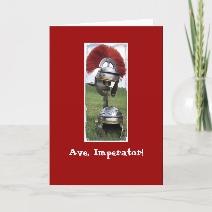 Roman Birthday Card | Zazzle