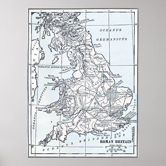 Roman Britain 43 AD Poster | Zazzle.co.uk
