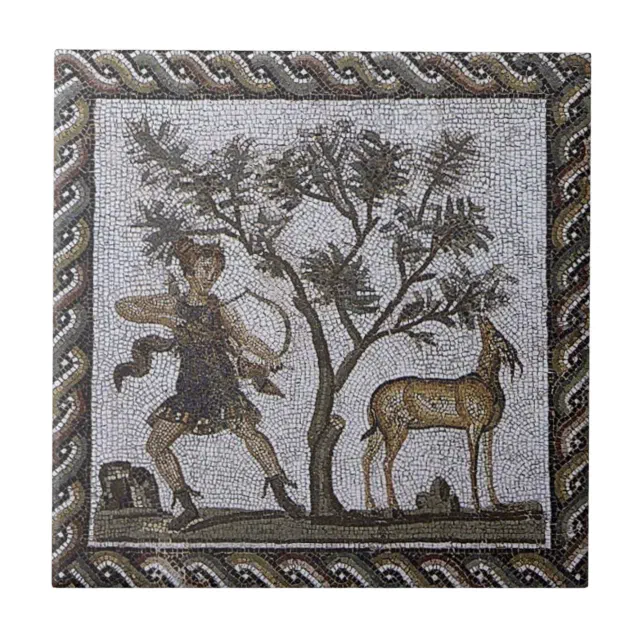 Roman Mosaics Ceramic Tile, Small (4.25" x 4.25") Tile | Zazzle