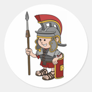 Roman Soldier Stickers & Labels | Zazzle UK