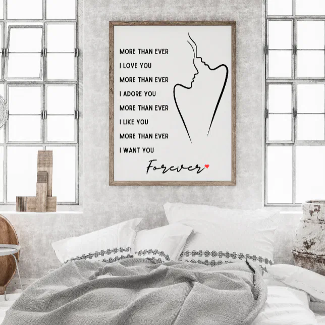 Romantic Poetry Poem Illustration Drawing Art Poster | Zazzle
