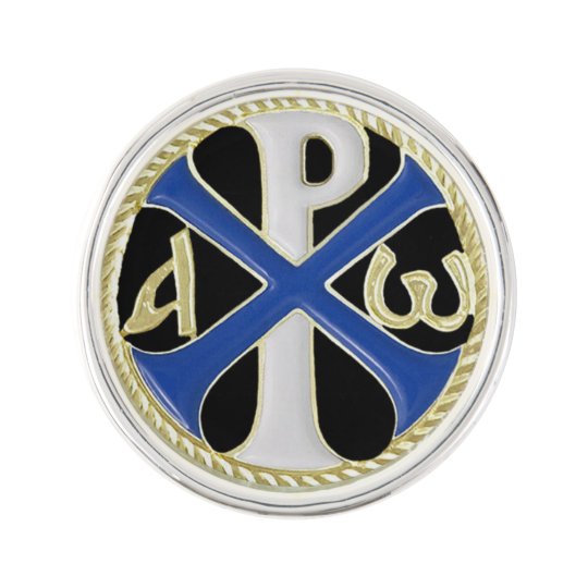 Romanus Pinus Christogrammae (Chi-Rho) Lapel Pin | Zazzle.co.uk