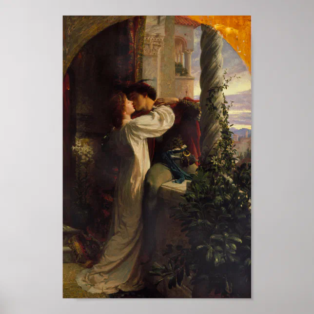 Romeo and Juliet by Frank Dicksee - poster | Zazzle