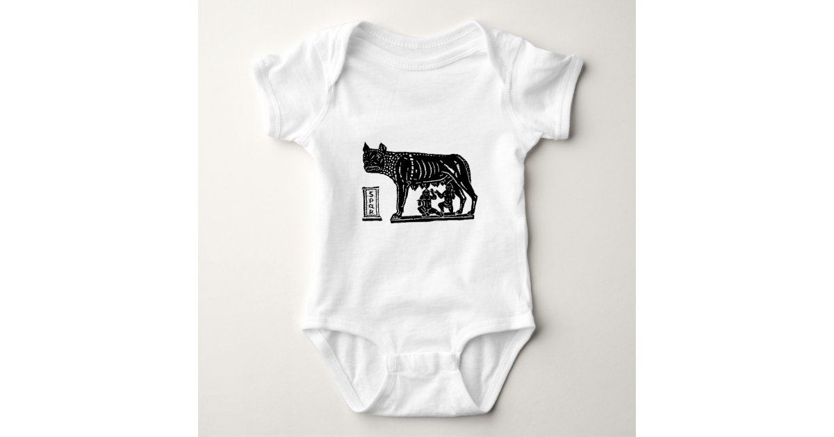 Romulus and Remus Roman Mythology Baby Bodysuit | Zazzle