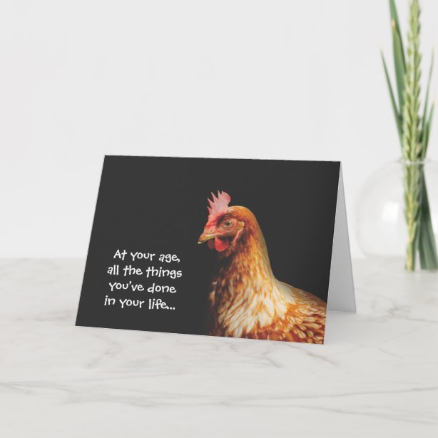 Chicken Birthday Cards | Zazzle UK