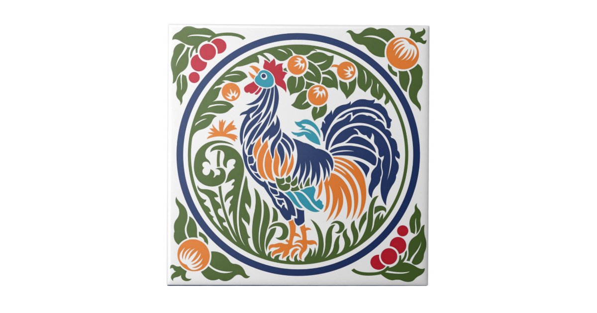 Rooster Tile | Zazzle