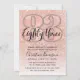Rose Gold Glitter 83rd Birthday Invitation | Zazzle