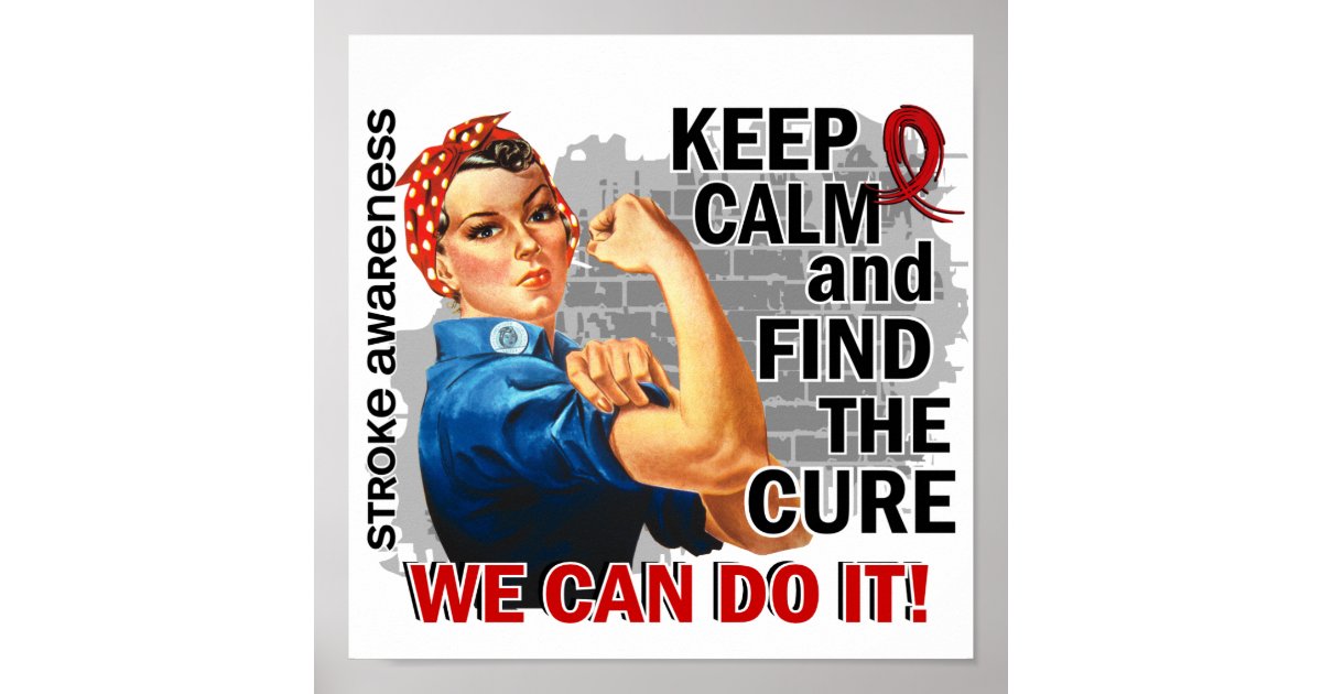 Rosie Keep Calm Stroke.png Poster | Zazzle