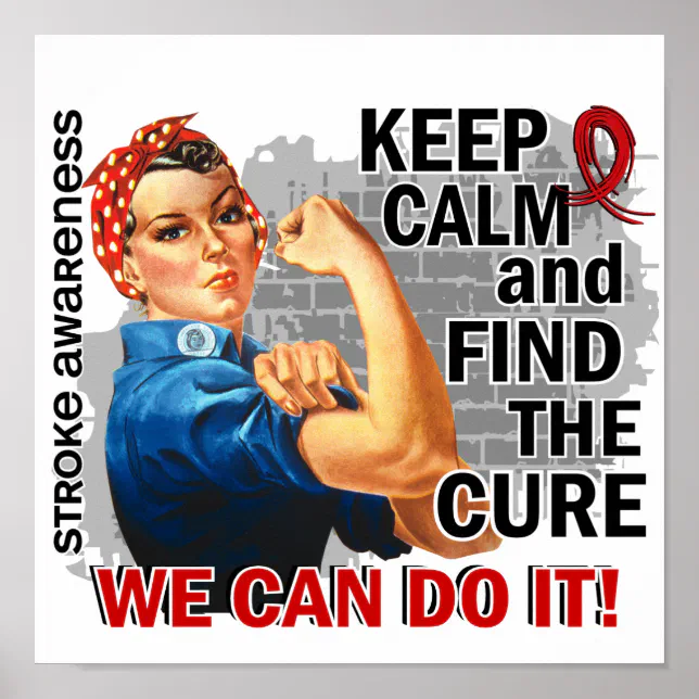 Rosie Keep Calm Stroke.png Poster | Zazzle