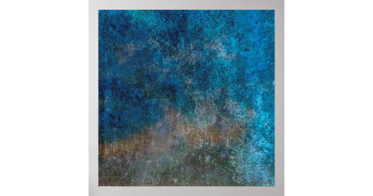 Rough Grunge Texture Artwork | Poster | Zazzle
