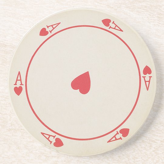 Round Playing Cards coasters | Zazzle.co.uk