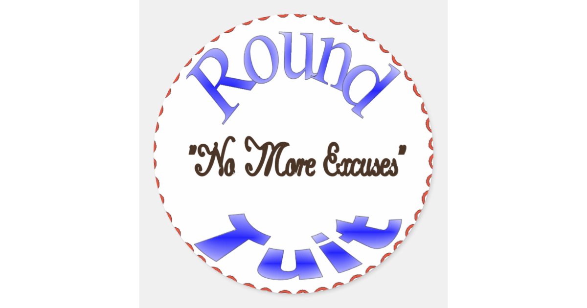 Round Tuit Classic Round Sticker | Zazzle