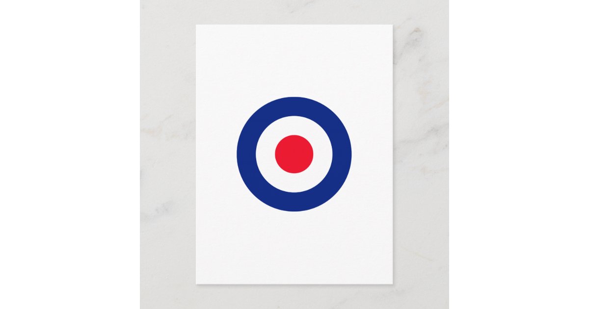 Roundel Target Symbol Graphic Postcard | Zazzle