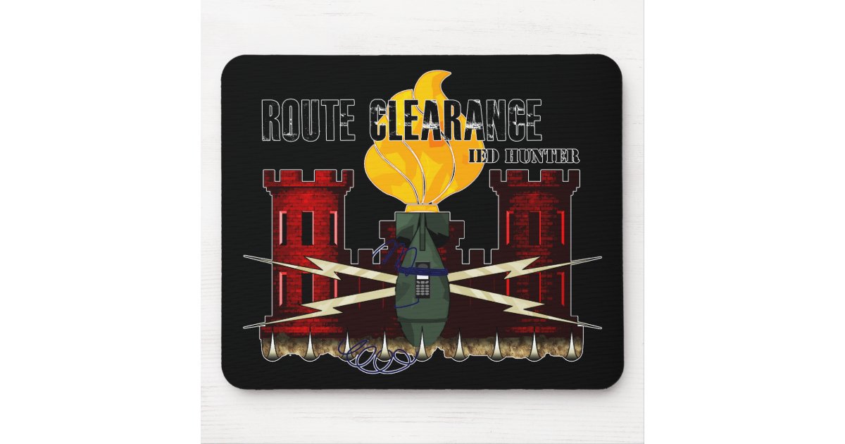 Route Clearance IED HUNTER Mouse Mat | Zazzle
