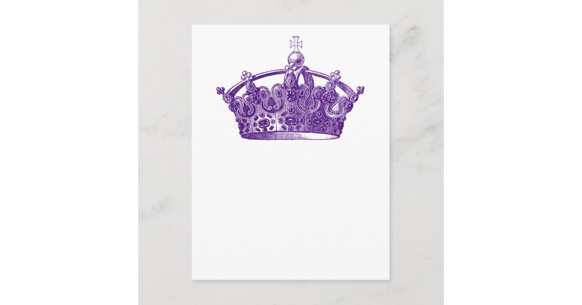 Royal Purple Crown | Zazzle.co.uk