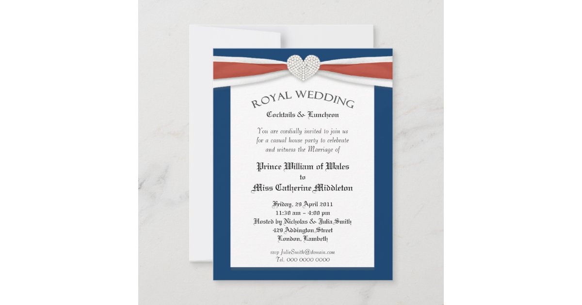 Royal Wedding Watch House Party Invitations | Zazzle