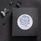 RPG Purple Dice | Fantasy Tabletop Gamer Wedding Classic Round Sticker ...
