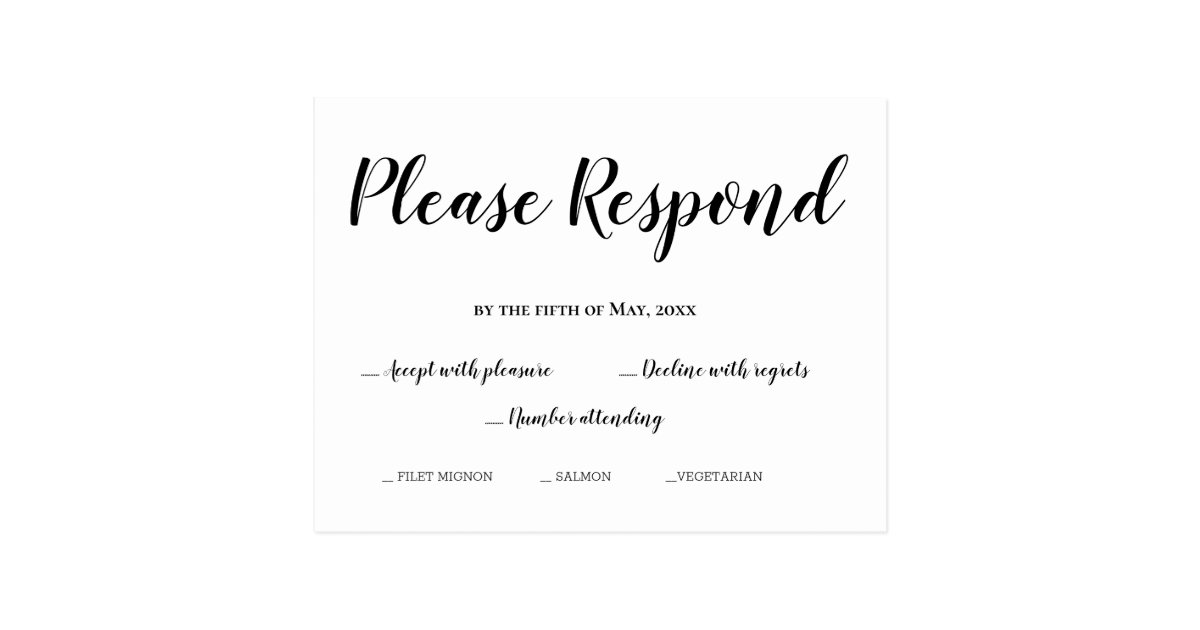 RSVP Simple Please Respond Wedding Card Zazzle co uk rsvp-simple-please-respond-wedding-card-zazzle-co-uk