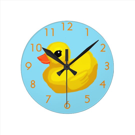 Rubber Ducky Wall Clock | Zazzle.co.uk