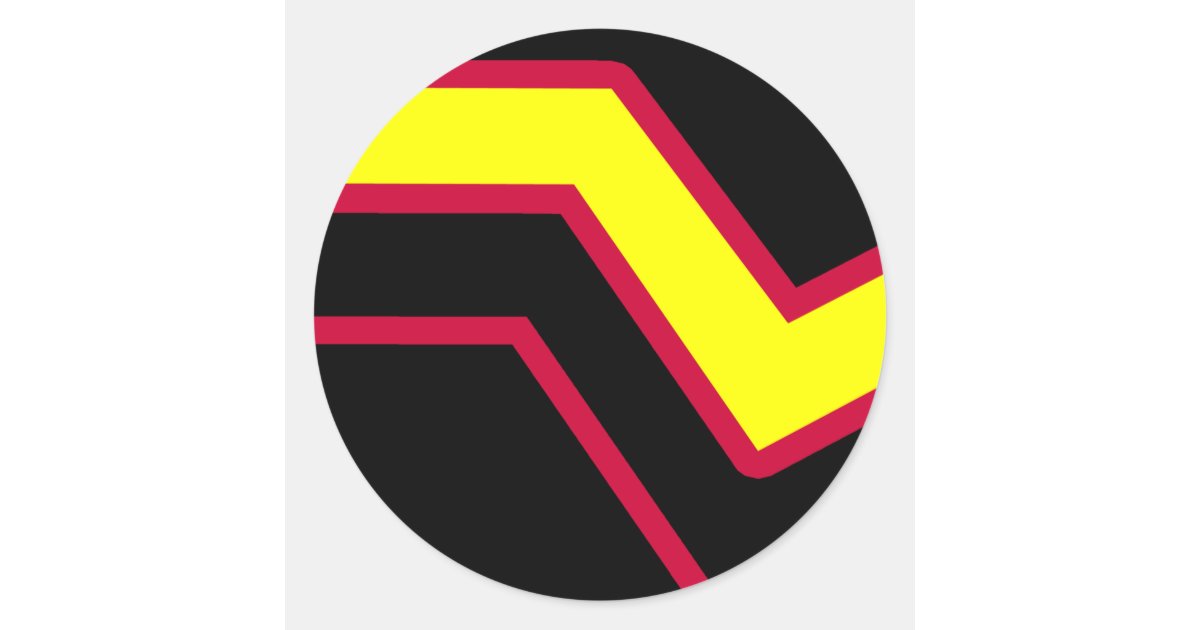 Rubber / Latex Pride Flag Classic Round Sticker | Zazzle