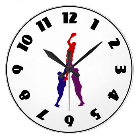 Rugby Wall Clocks | Zazzle UK