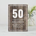 Rustic Birthday Party Invitation | Zazzle