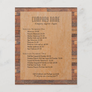 Wood Texture Flyers | Zazzle.co.uk