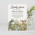 Rustic Country House Locally Grown Baby Shower Invitation | Zazzle