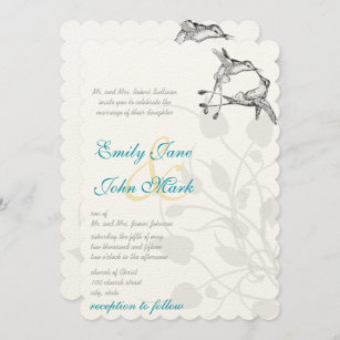 Hummingbird Wedding Invitations | Zazzle.co.uk