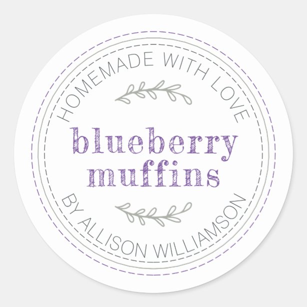 Muffin Stickers & Labels | Zazzle UK