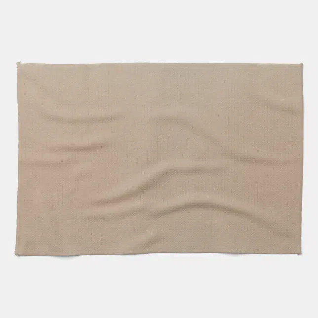 Rustic Kraft Paper Blank Template Custom Tea Towel | Zazzle