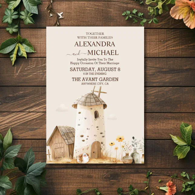 Rustic Ranch Farm Barn Wedding Invitation | Zazzle