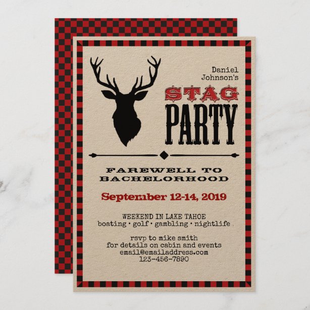 Stag Invitations | Zazzle UK